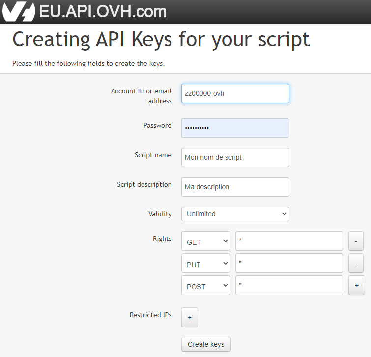 Script PHP - Gestion des IP publiques dynamiques avec OVH - BlogIT